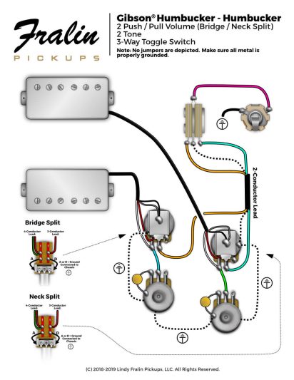 Fralin Pickups Wiring Diagrams - Gibson Les Paul Wiring (Coil Split)