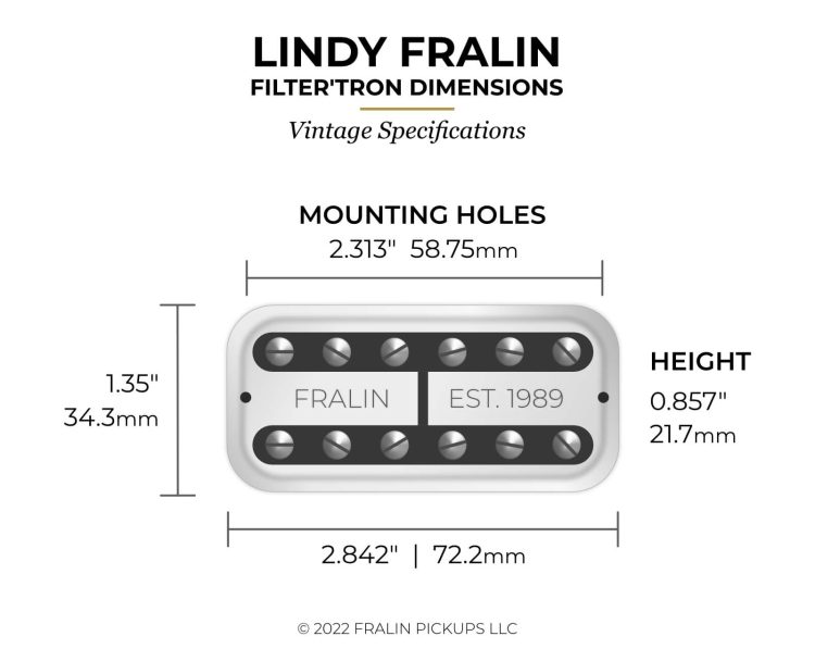 Lindy Fralin's Fralin'Tron - Clean, versatile tone for Filter'Tron